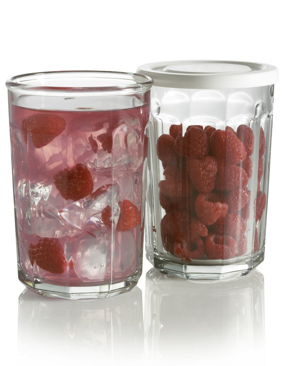 Arc International Luminarc Working Glass Storage Jar/Cooler with White ...